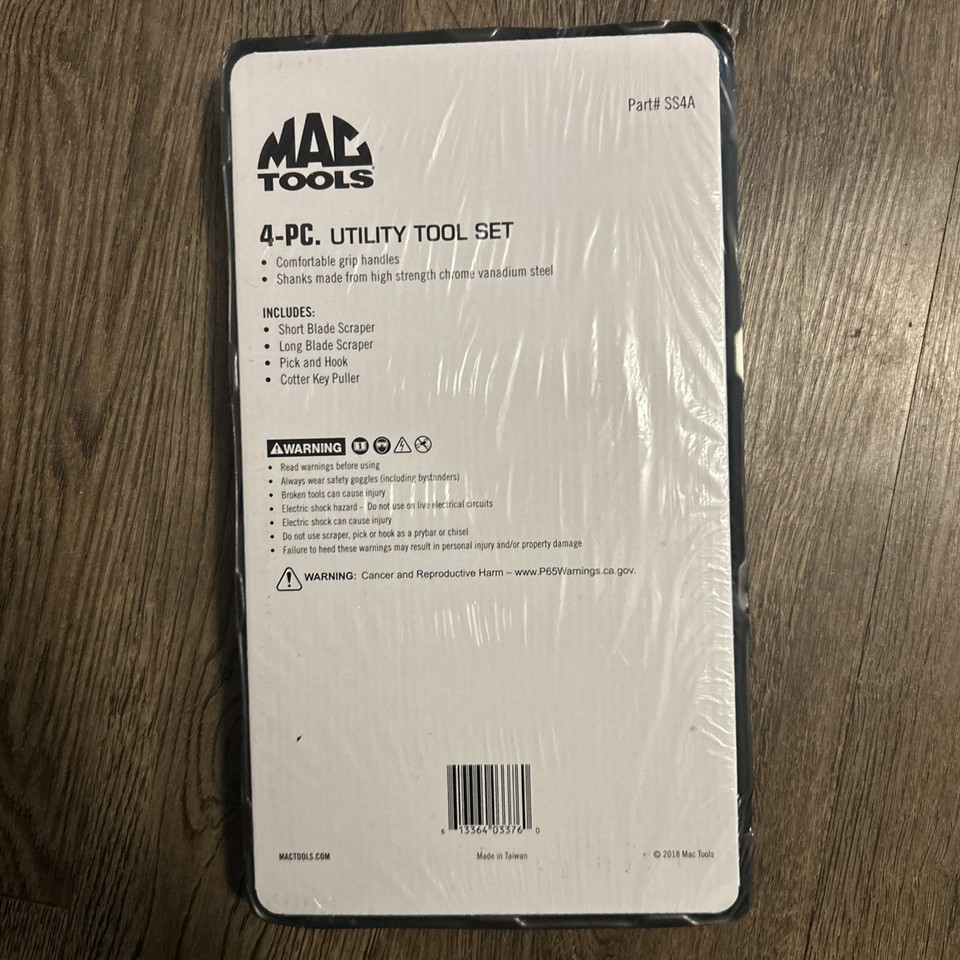 Mac Tools 4 Pc Utility Tool Set | eBay