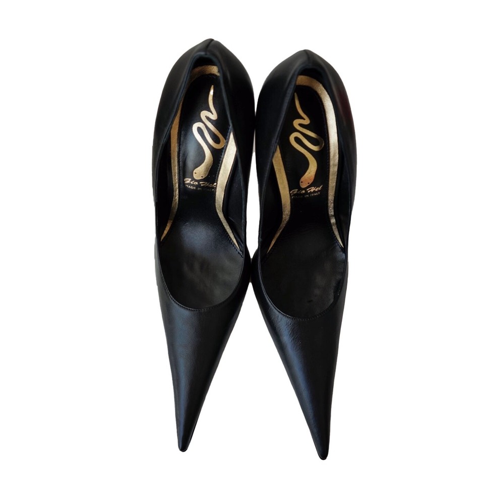 GIOHEL ITALY SEXY CUSTOM SUPER POINTY STILETTO HIGH HEELS PUMPS LEATHER ...