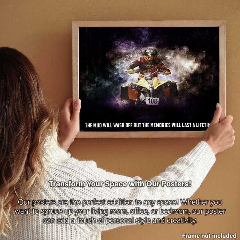 Four wheeler ATV UTV Offroad Vehicle Powersports Poster Print Wall ...