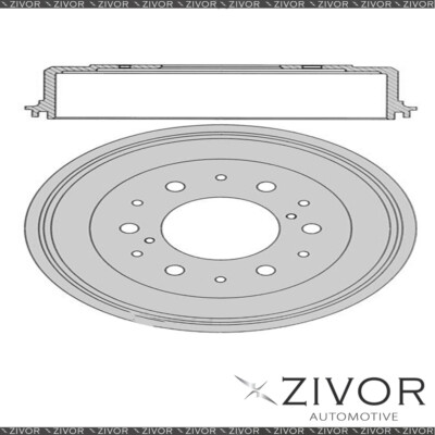 New PROTEX Brake Drum For TOYOTA HILUX YN65R 3Y 4 Cyl CARB 1983 - 1988 ...