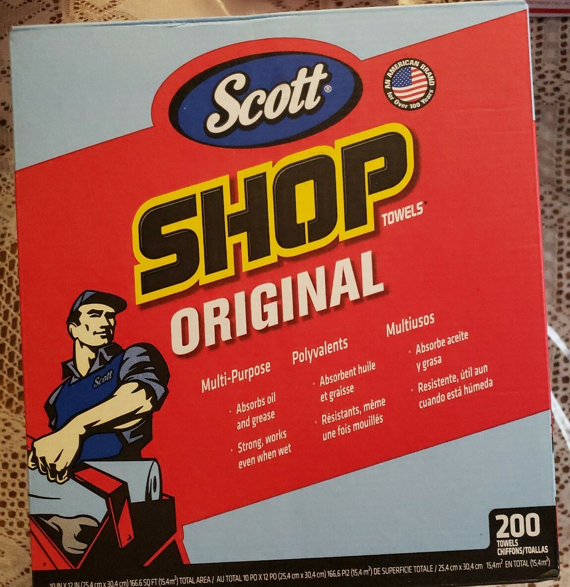 Scott Blue Shop Towels Box Paper Towels, 12" New 200 Count New | eBay