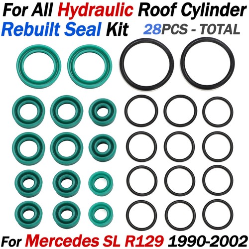 Rebuilt Seal Kit for Mercedes Benz SL R129 All Roof Hydraulic Cylinder ...