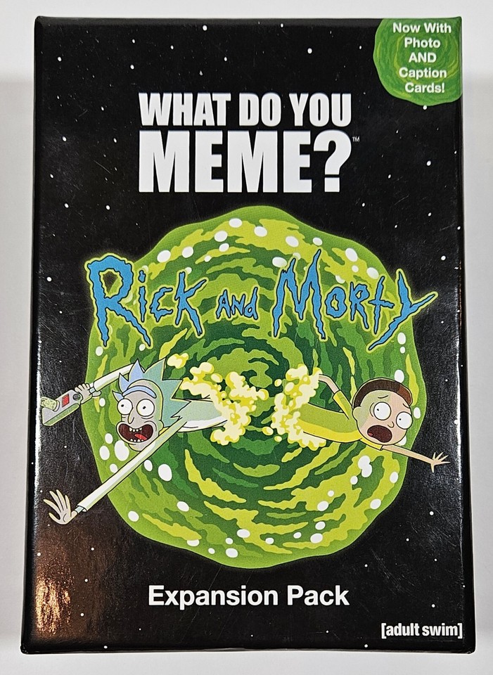 What Do You Meme? Adult Party Game w/ Rick & Morty Expansion ...