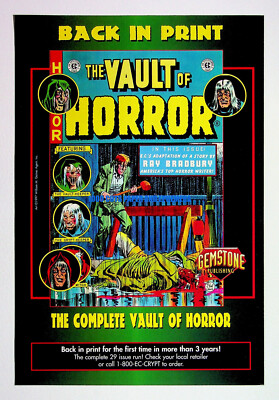 The Vault of Horror Gemstone Publishing Comics 1997 Print Magazine Ad ...