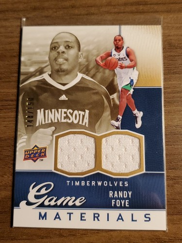 2009-10 Upper Deck Game Jerseys Gold Serial #'d 145/150 #GJRF Randy ...
