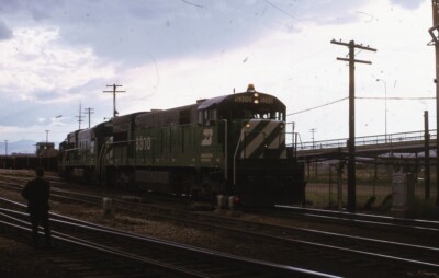 BN BURLINGTON NORTHERN Railroad Train Locomotive 5300 Original 1974 ...