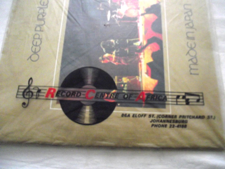 DEEP PURPLE ~ MADE IN JAPAN ** 1972 South Africa PURPLE 2 x LP w/ S.A ...