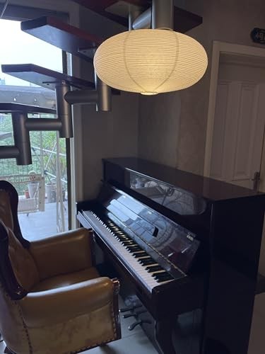 (19.69'') Paper Lantern Shades, Pendant Oblate Paper Lampshade, White ...