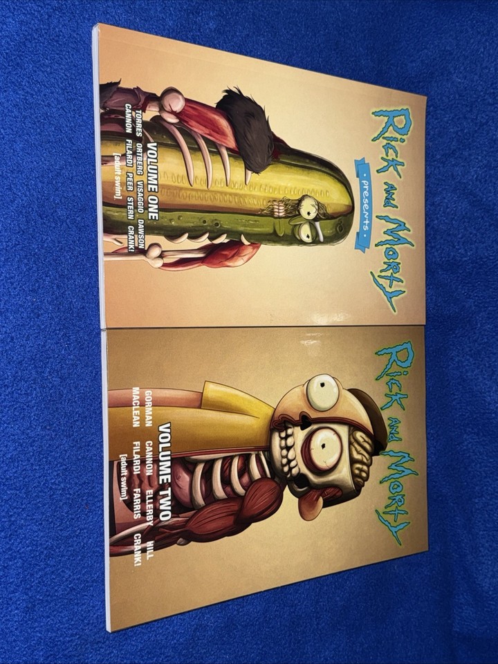 Rick And Morty Comic Book Lot Volumes One & Two Rare Mint Condition Set ...