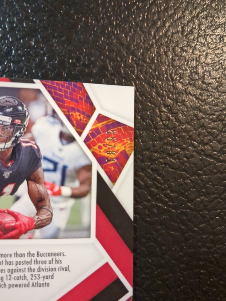 2020 Panini Mosaic Julio Jones /89 Will to Win Mosaic Green Reactive # ...