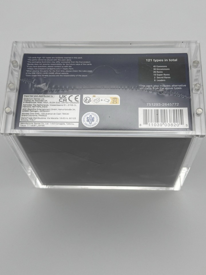 One Piece Op01 English Booster Box Blue Bottom Pre Errata First Wave ...