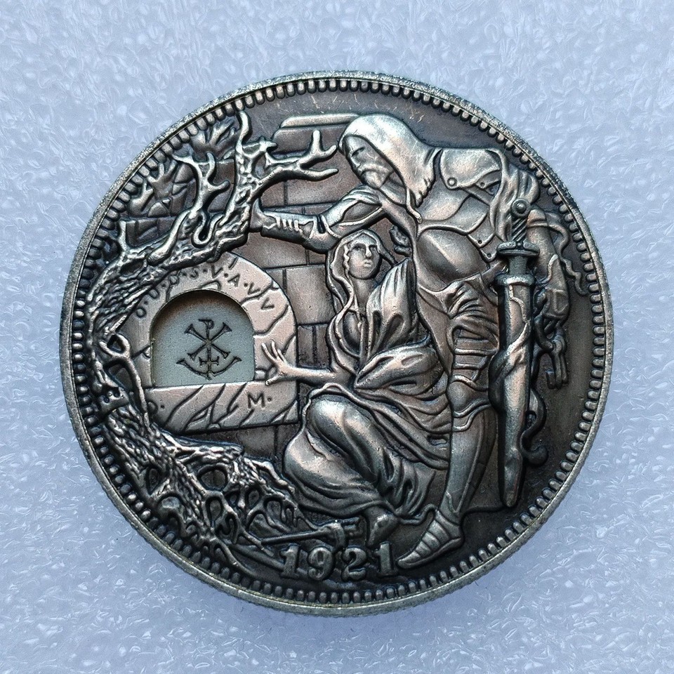 1pcs Movable Mechanism Coin Hobo Nickel Holy Grail Removable Sword ...