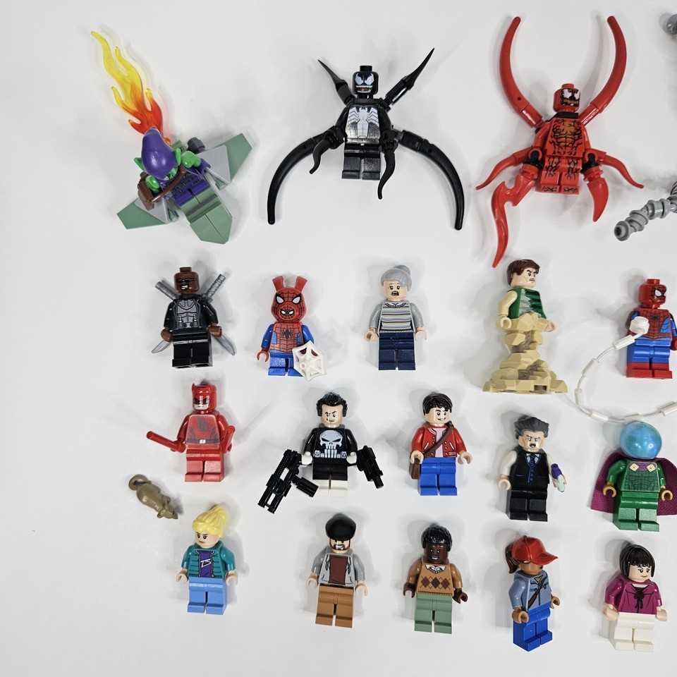 LEGO 76178 Marvel Daily Bugle Lot Of All 25 Minifigures With ...