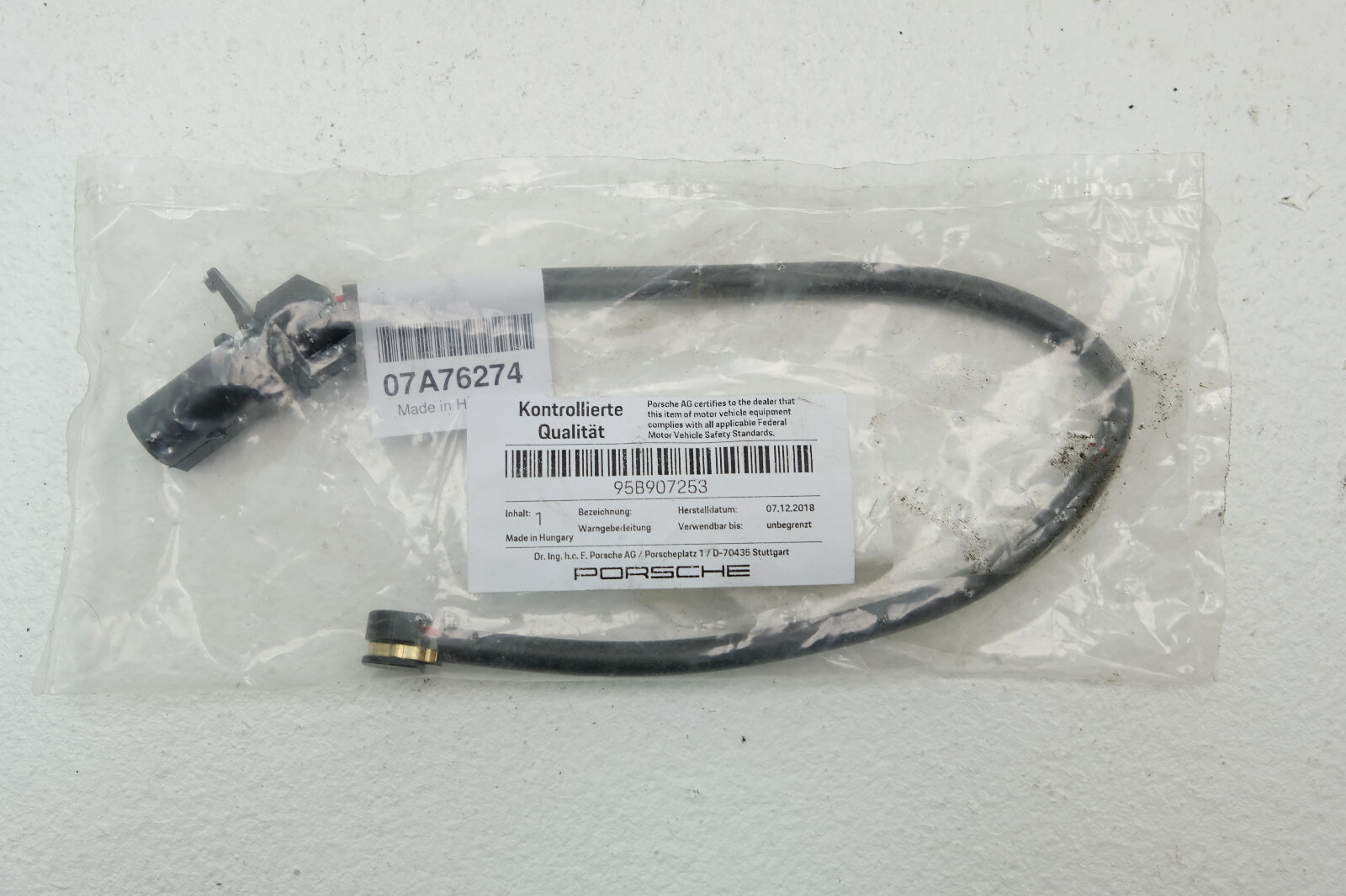 Porsche Macan Brake Contact Switch New NOS Original 95B907253 | eBay