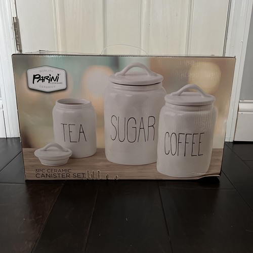 Parini 3 Piece Ceramic Canister Set | eBay