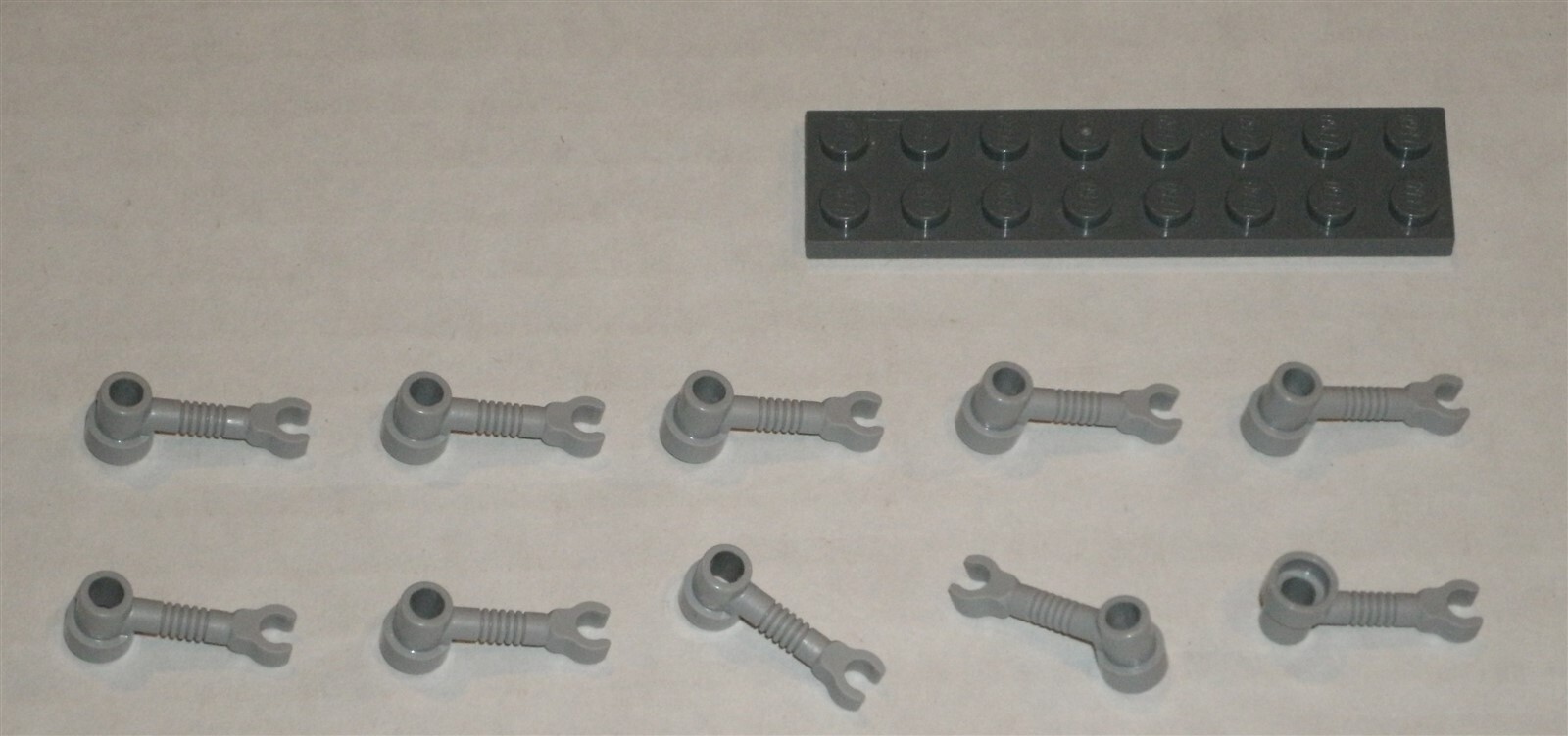 LEGO NEW 1x1x2/3 Light Bluish Grey Brick Round Bar Clip (10x) 4211644 ...