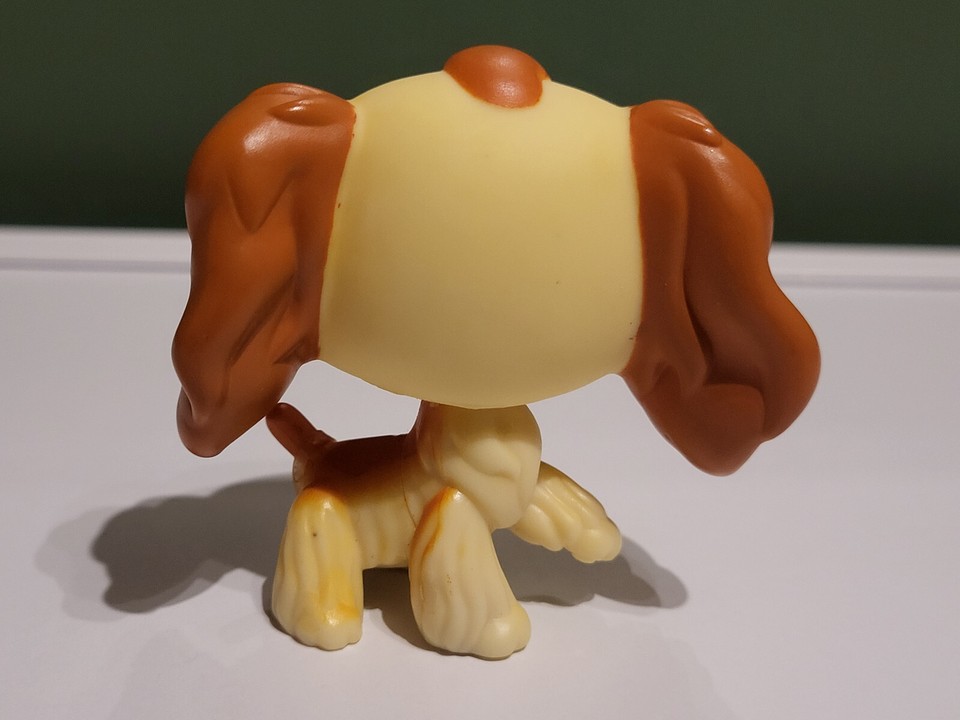 LPS #298 LITTLEST PETSHOP ORIGINAL AUTHENTIC CHIEN EPAGNEUL DOG SPANIEL ...