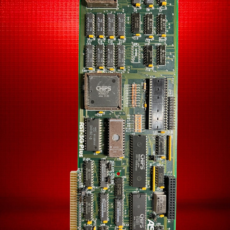 AST 3G Plus 386 ISA Accelerator Board w/ CHIPS 82C431 Chipset Vintage ...