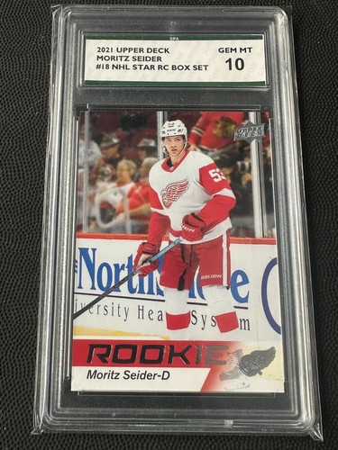 2021-22 Upper Deck NHL Star Rookie Box Set - Moritz Seider #18 (RC) for ...