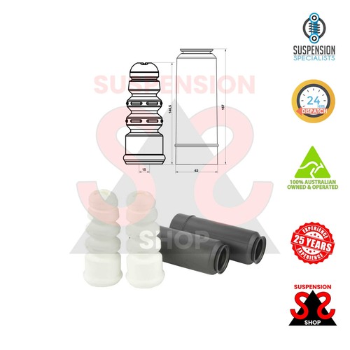 Rear Axle Dust Cover Kit, Shock Absorber Suit AUDI A4 2.0 TFSI A4 B7 ...