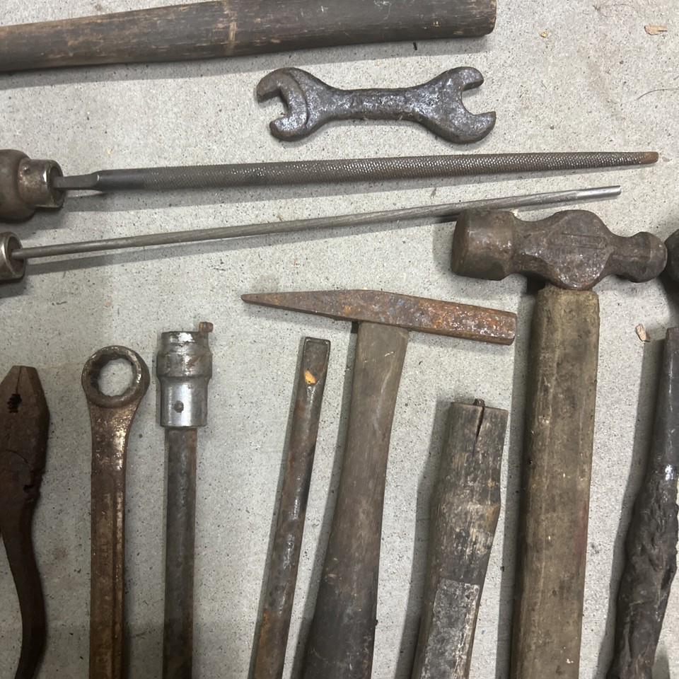 Antique Vintage Hand Tool Lot - Rusted Old Various Tool Lot Mix 20 ...