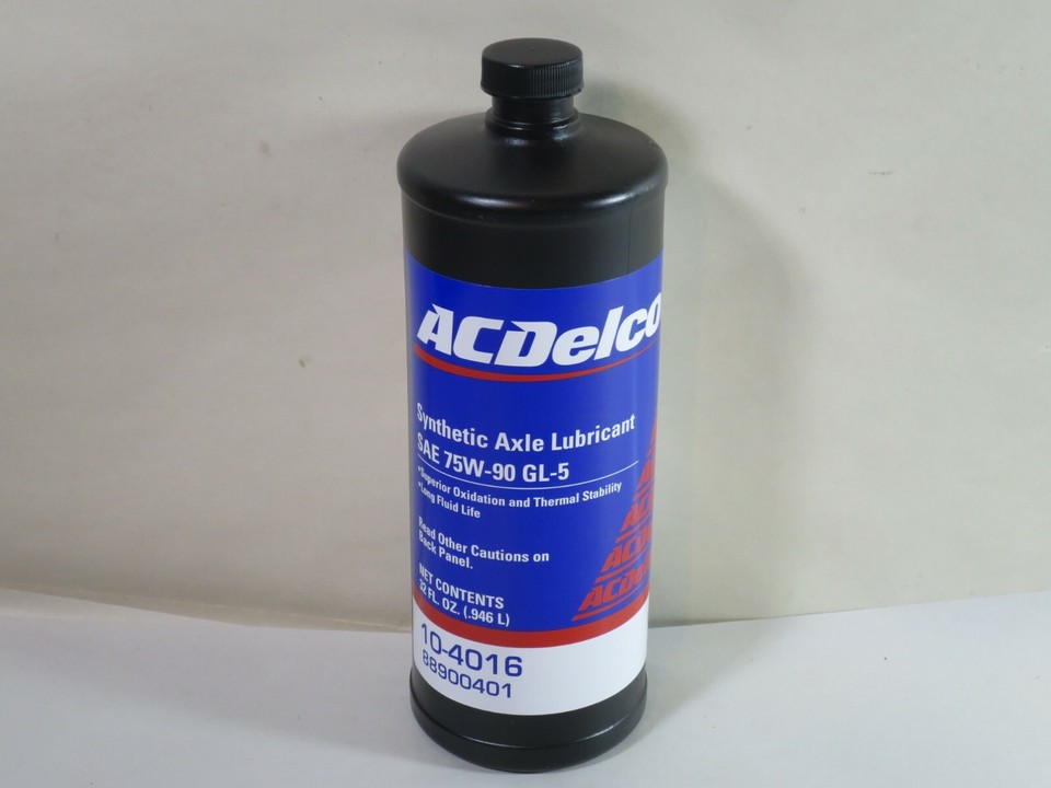 ACDelco 10-4016 SAE 75W-90 Synthetic Axle Lubricant 32oz 88900401 | eBay