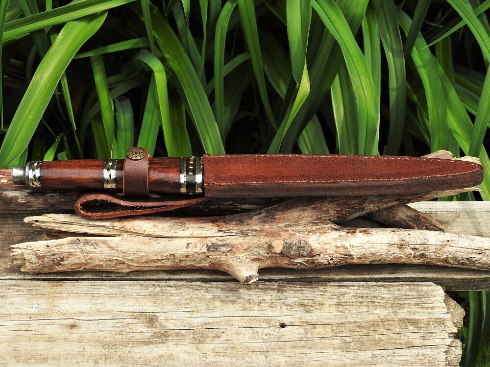 Scottish Dirk Dagger - Damascus Steel - Celtic - Sgian Dubh - Knife ...