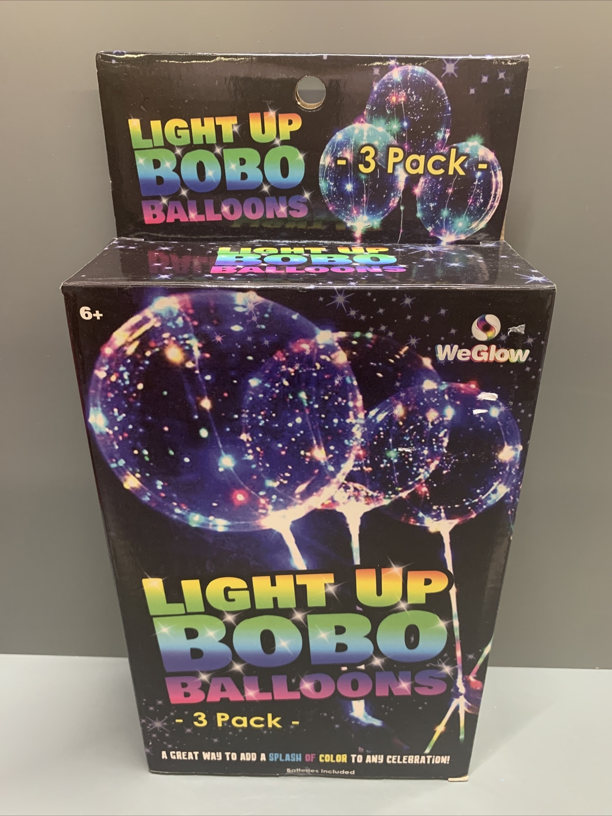 3 Pc Box LED Flashing Light Up BoBo Balloon Multi-color, Weddings ...