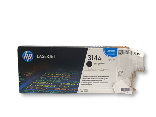 (NEW OPEN BOX) Genuine HP 314A Black Toner Cartridge LaserJet 2700 3000 ...