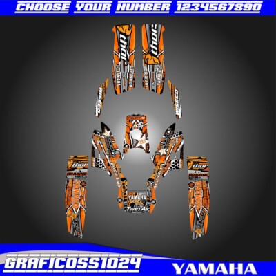 Yamaha Warrior 350 Decals Graphics stickers full kit atv | eBay