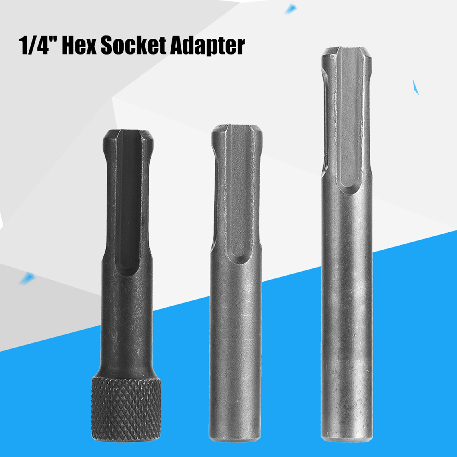 3Pcs 1/4inch Hex Shank Screwdriver Holder Socket Adaptor Converter For ...