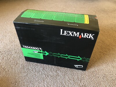 Genuine Lexmark T654X80G Extra Yield Toner Cartridge Sealed! T654 T656 ...