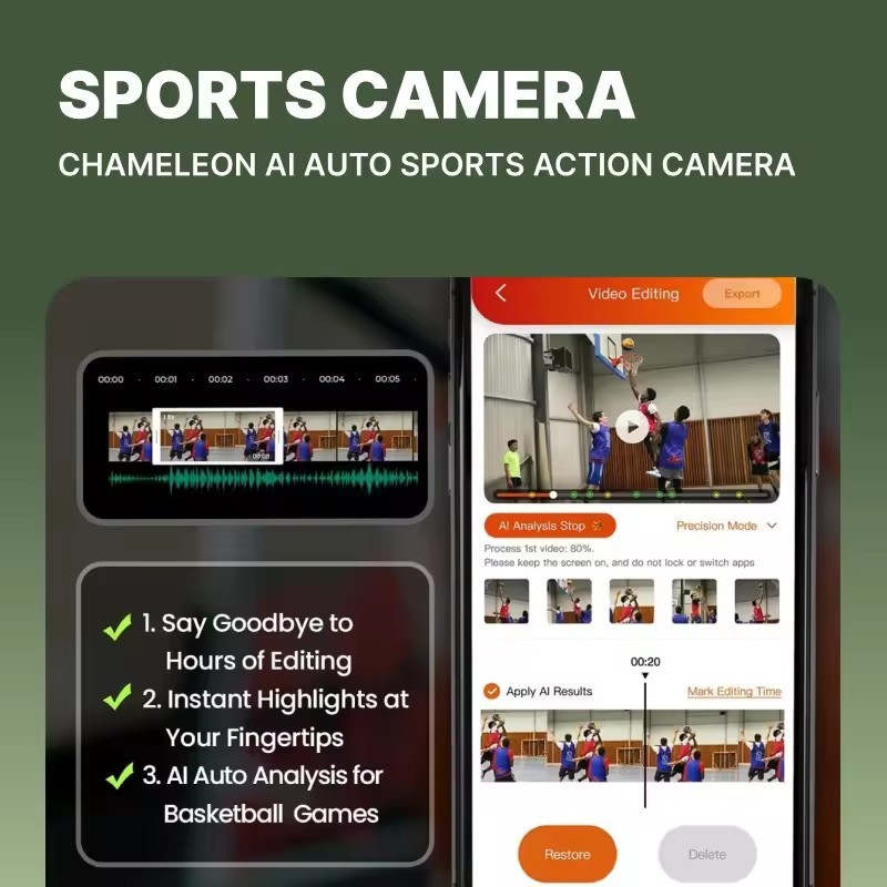 XbotGo Chameleon AI Smart Camera Automatic Motion Tracking Camera for ...