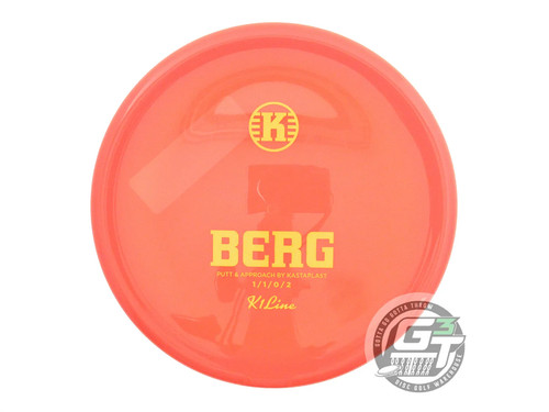 NEW Kastaplast K1 Berg 170g Orange Yellow Stamp Putter Golf Disc | eBay