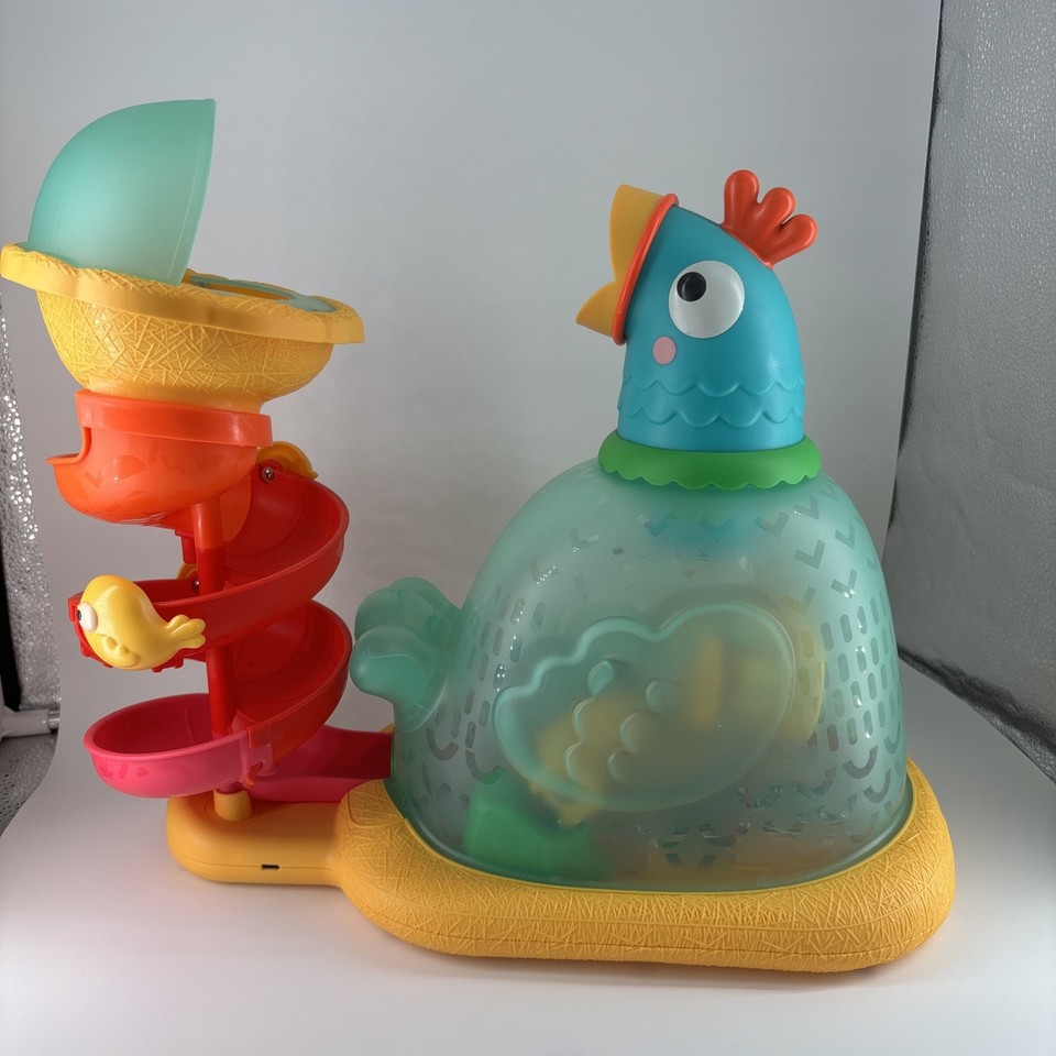 Battat BT1800 Pop-A-Doodle-Doo Chicken Ball Popper w/ Music Lights Age ...