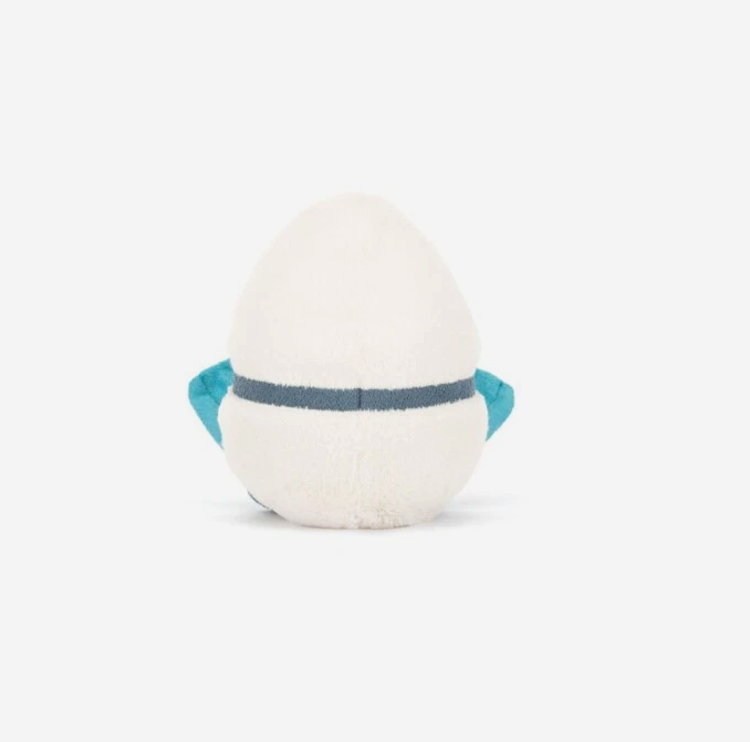 NWT JelLycat AMUSEABLE SCUBA EGG ! Soft Plush Toy Mini Scuba Boiled Egg ...