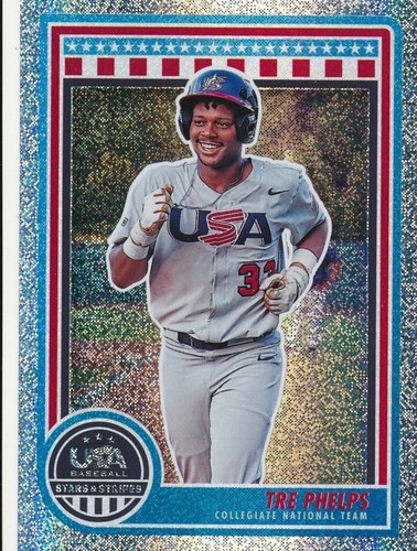#79 TRE PHELPS 2025 Panini USA Stars & Stripes OPENING DAY RC GEORGIA ...