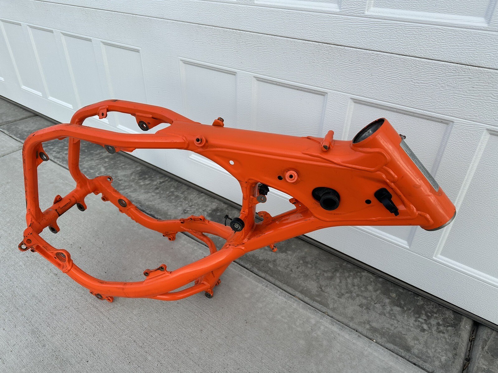 2022 KTM 450 XC-F SX-F Frame OEM Main Frame Chassis Steel Orange SXF ...