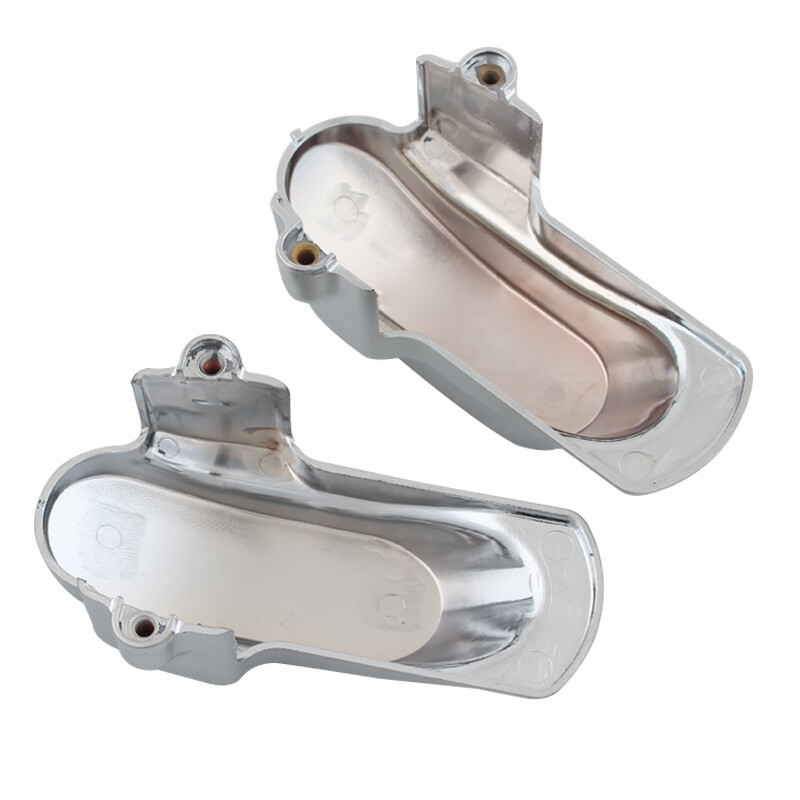 Chrome Rear Frame Axle Covers for Harley Dyna FXD Super Glide FXDF Fat ...