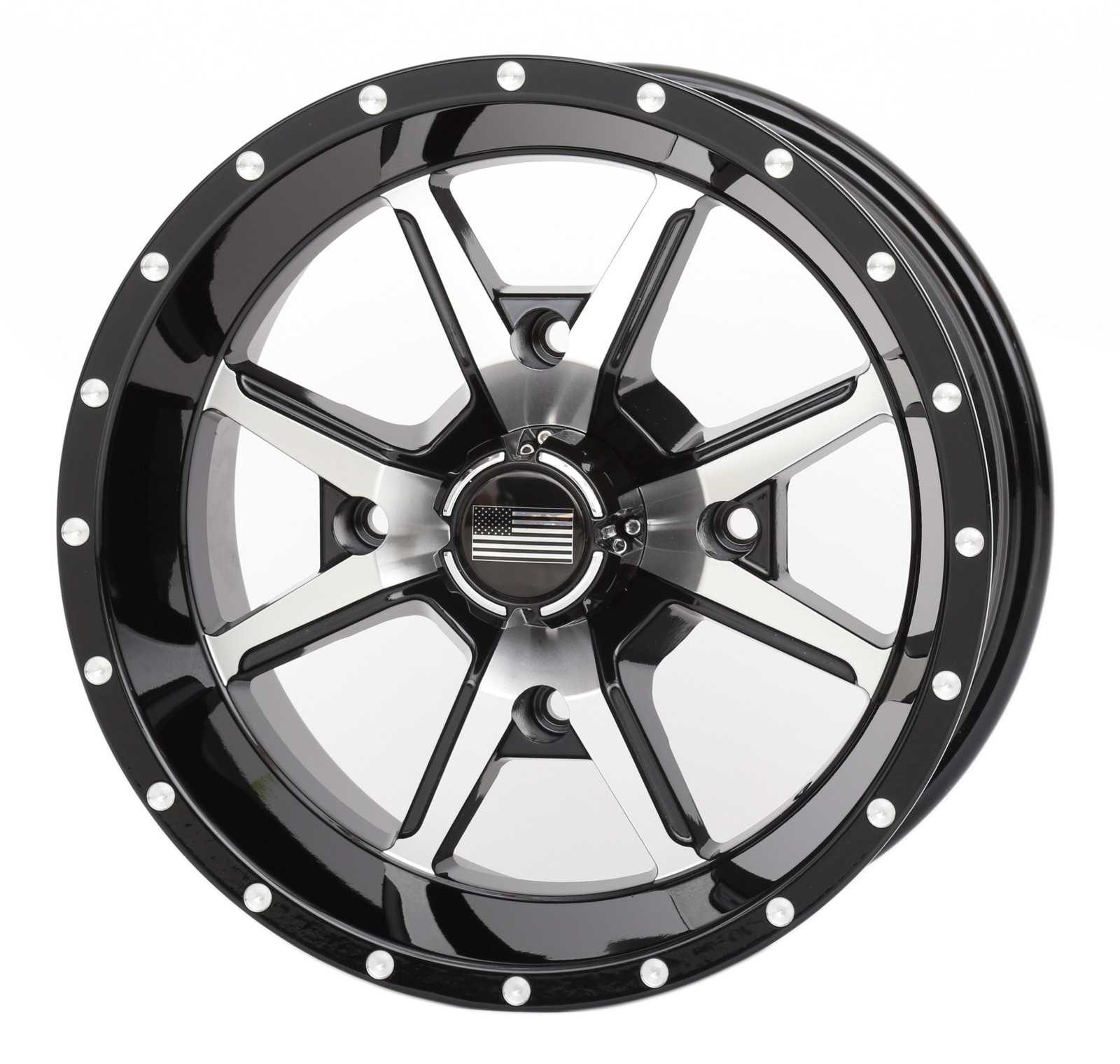 Kit 4 Interco Swamp Lite Tires 26x9-12 on Frontline 556 Machined Wheels ...