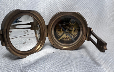 Stanley London Natural Sine Nautical Brass Surveying Sighting Survival Compass | eBay