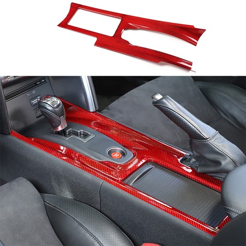 For Nissan GTR R35 09-16 Red Carbon Fiber Central Control Gear Shift ...