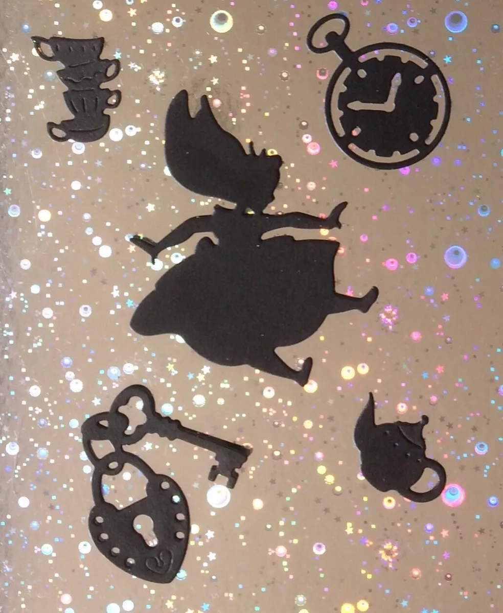 Disney Alice In Wonderland Silhouette Falling