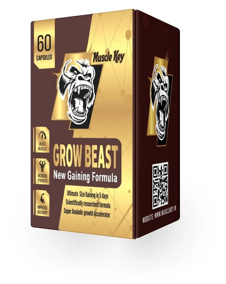 Grow Beast Muscle Gain 60 Capsules ( FREE SHIPPING ) | eBay