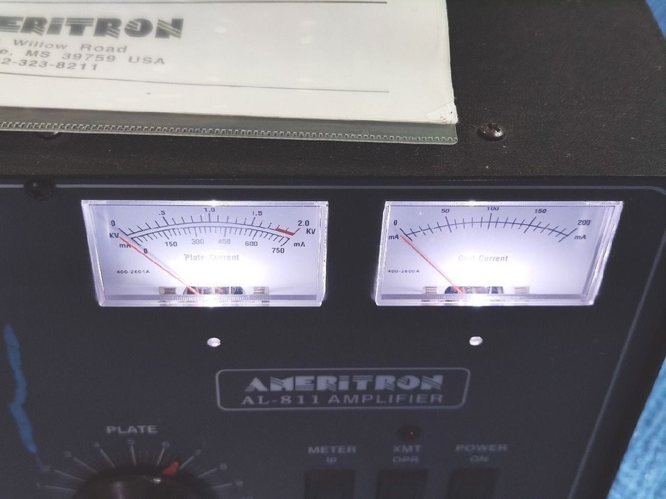 Ameritron Model AL-811 Ameritron HF Linear Amplifier Only power supply ...