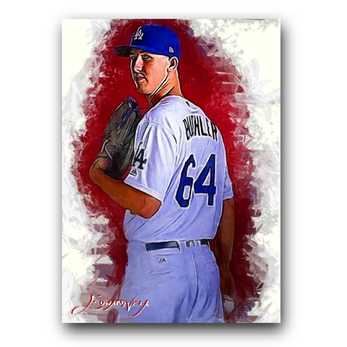 Walker Buehler #3 Art Card Limited 39/50 Vela Signed (Los Angeles ...