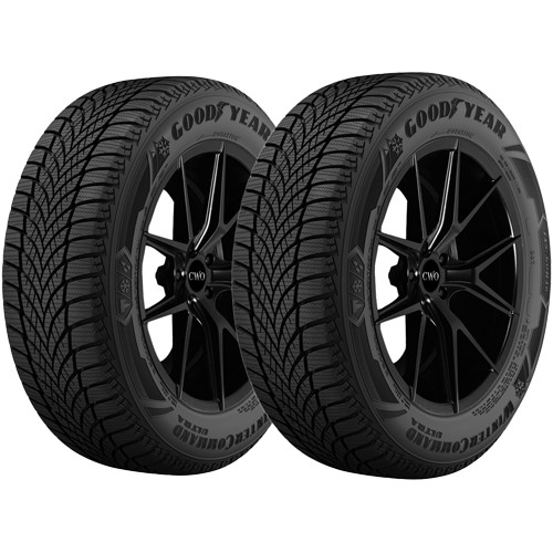 (QTY 2) 235/60R18 Goodyear Winter Command Ultra 107H XL Black Wall ...