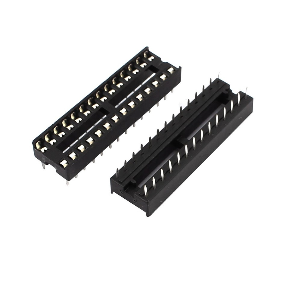 25Pcs Solder Type 28-PIN DIP Integrated Circuit IC Sockets Adaptor | eBay