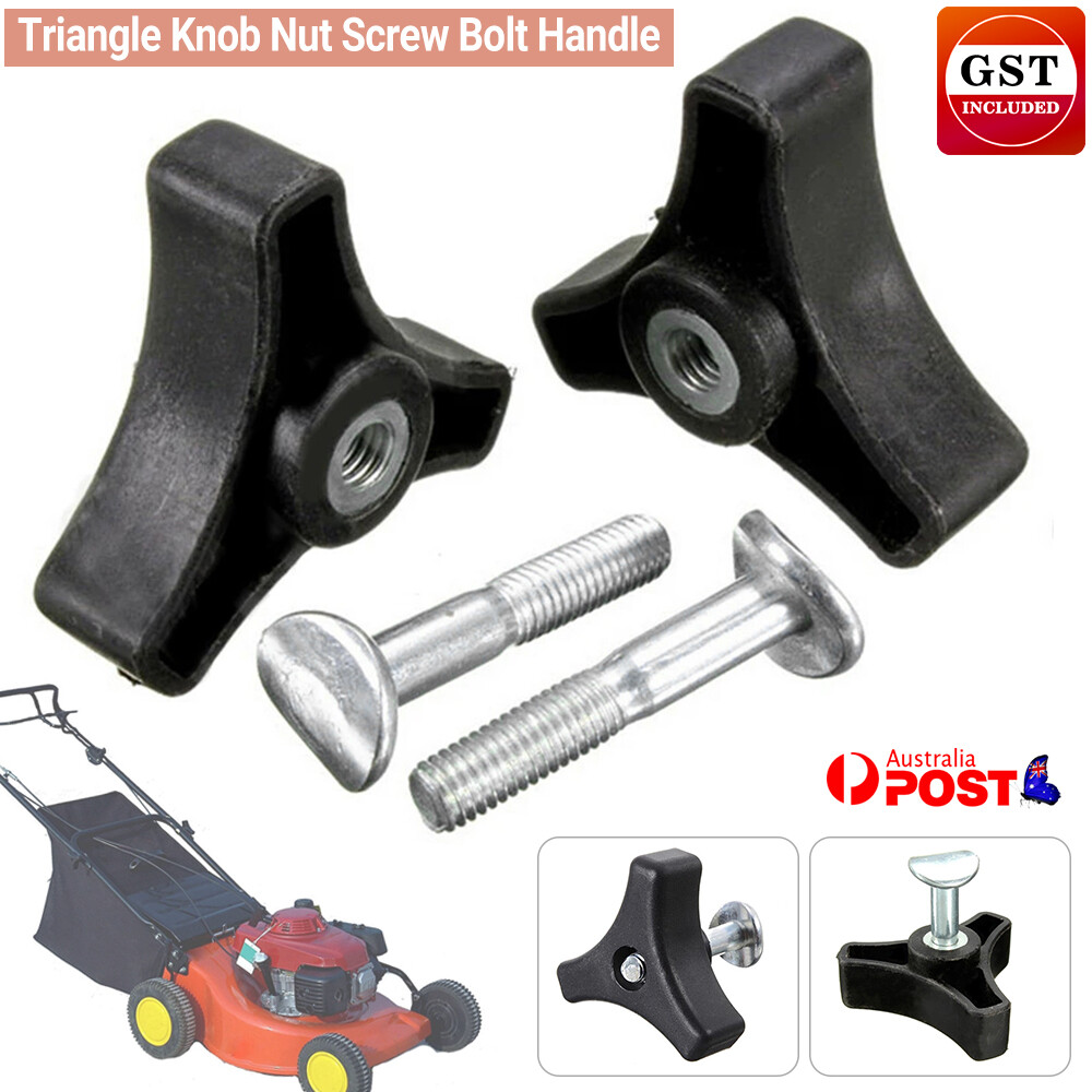 1/2Pcs Triangle Handle Knob Nut Screw Bolt For Honda Lawn Mower Parts ...