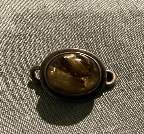 Signed Tabra Connector Charm Citrine Sliver charm | eBay